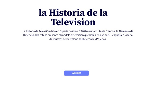 La Historia de la Television