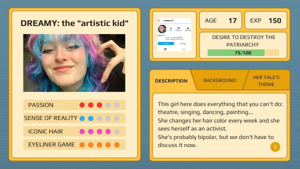 CARDUCCI'S CHARACTERS