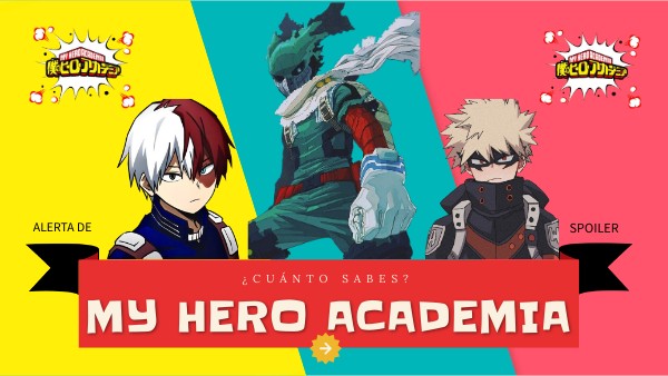 Quiz MY HERO ACADEMIA | Genially