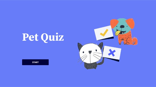 PET QUIZ | Genially