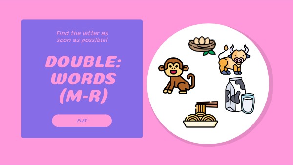 DOUBLE: M-R + letters ready | Genially