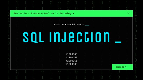 Sql injection