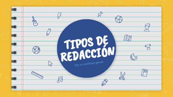 TIPO DE REDACCIÓN | Genially
