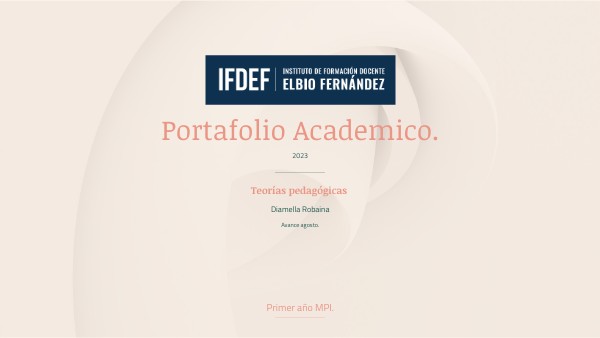 portafolio academico. | Genially