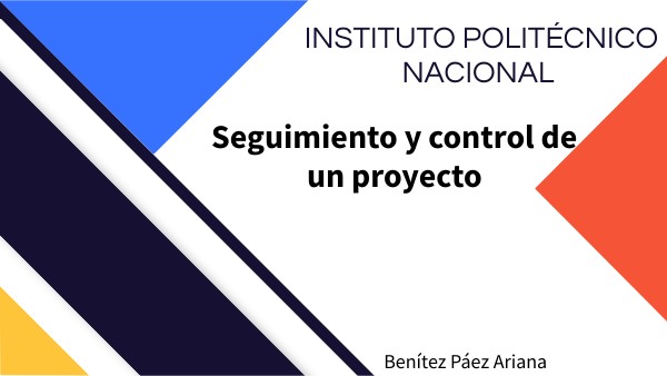 Seguimiento y control de proyectos | Genially