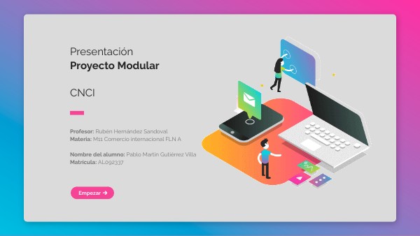 PRESENTACIÓN PROYECTO MODULAR