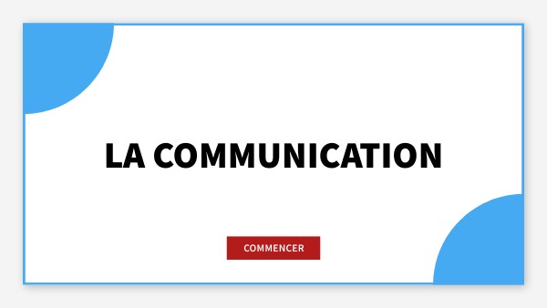 La communication | Genially