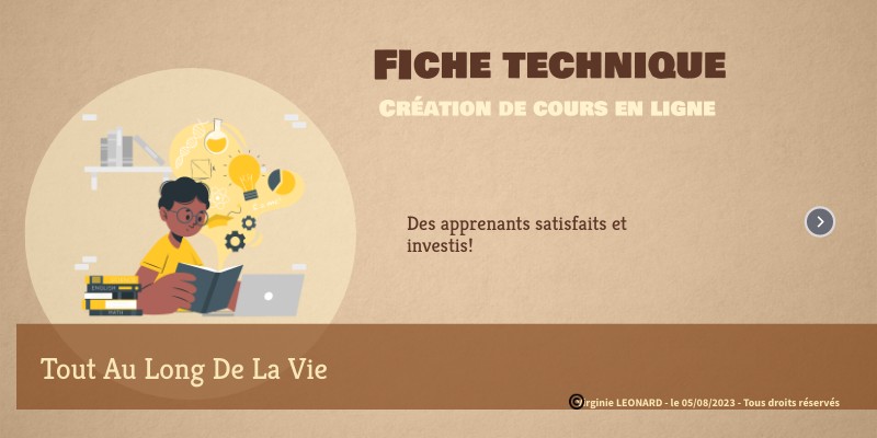 Fiche technique - COURS EN LIGNE
