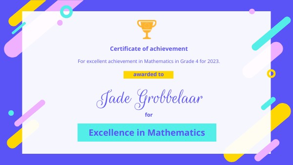 COLORS CERTIFICATE | Genially