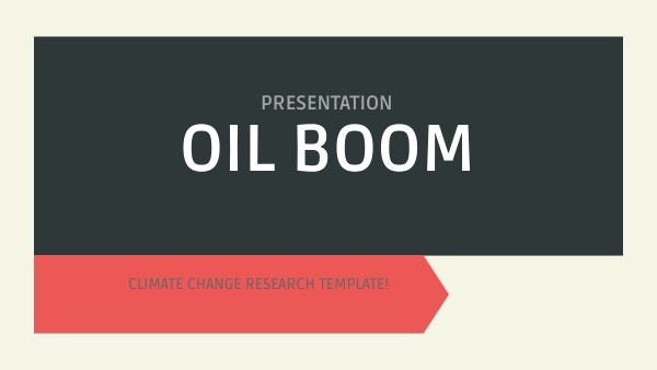 The oil boom | Genially