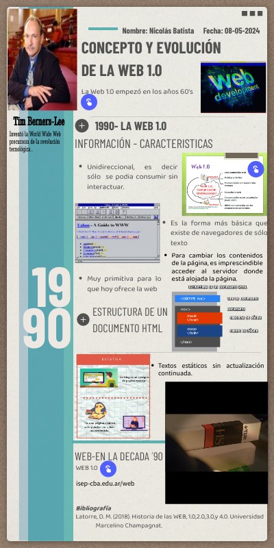 CONCEPTO Y EVOLUCIÓN DE LA WEB 1.0 | Genially