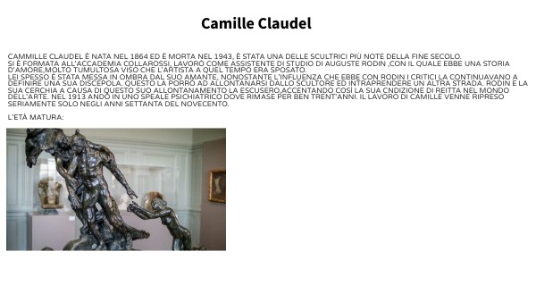 Camille Claudel