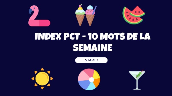 INDEX PCT - SUMMER EDITION | Genially