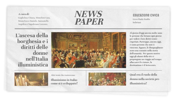 L'ascesa della borghesia e la donna nell'Italia illuministica | Genially