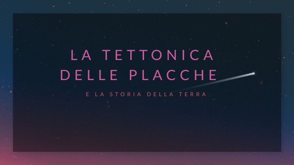 Presentazione sulla storia della terra | Genially