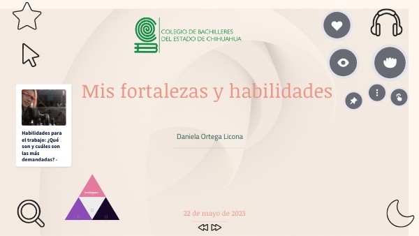 Mis fortalezas y habilidades Daniela Ortega