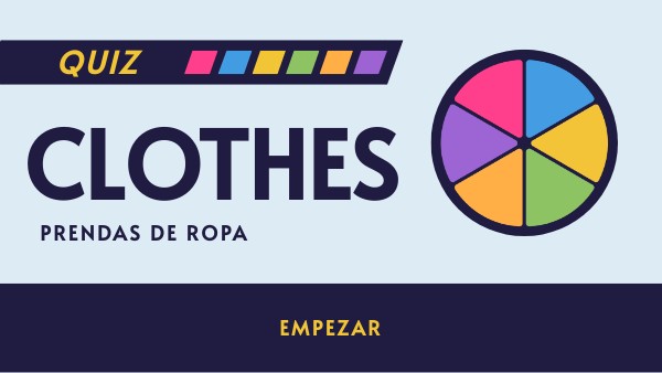 Clothes I | Genially