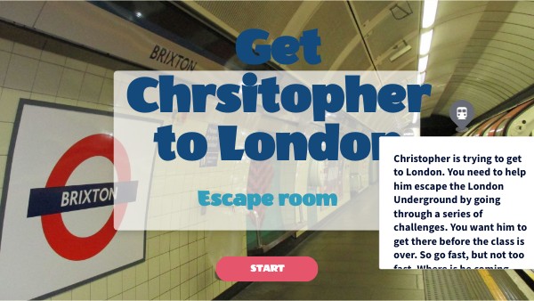 Get Christopher to London | Genially
