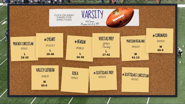 2023 GAME SCHEDULE