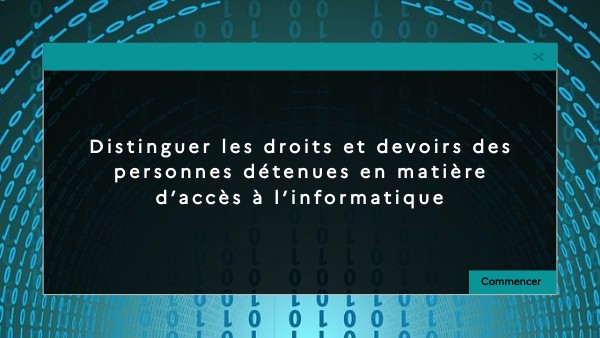 Copie - Distinguer les droits et devoirs des personnes détenues en matière d’a | Genially