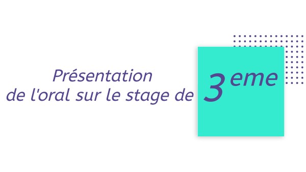 oral 3eme | Genially