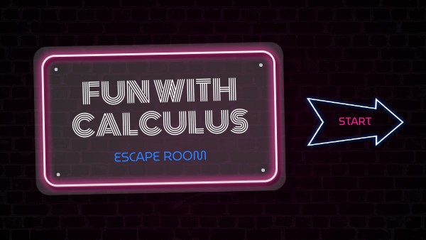 CALCULUS ROOM ESCAPE