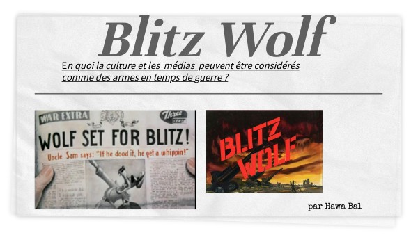 oral DNB Blitz wolf hawa | Genially