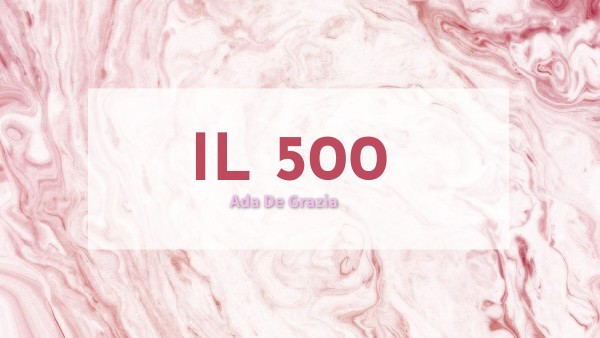 IL 500/Arte | Genially