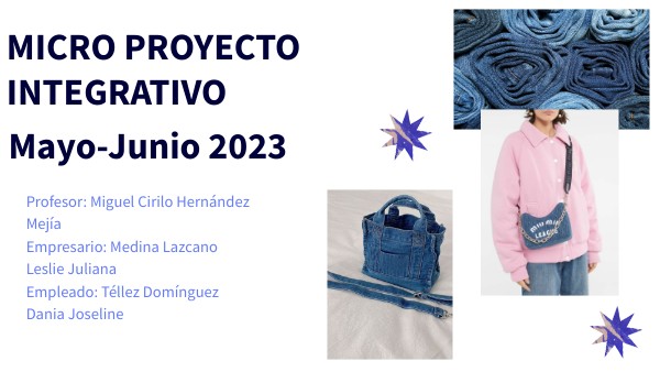 MICRO PROYECTO INTEGRATIVO (BOLSO) | Genially