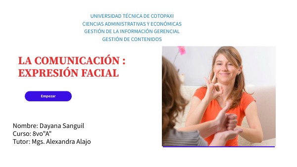 LA COMUNICACION: LA EXPRESIÓN FACIAL | Genially