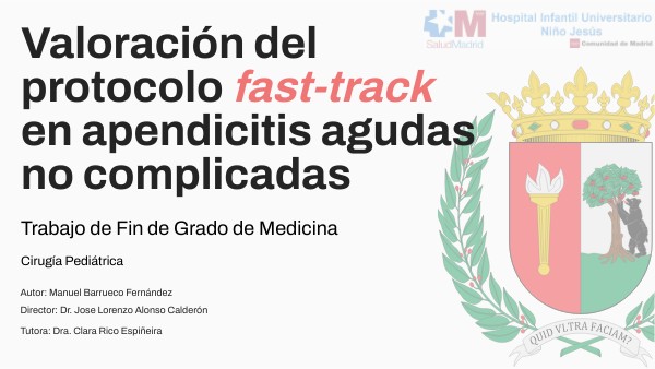 VALORACIÓN PROTOCOLO FAST-TRACK | Genially