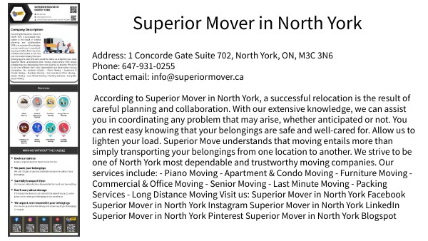 Superior Mover in North York