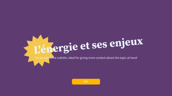 Présentation oussama ( merci chef ) | Genially