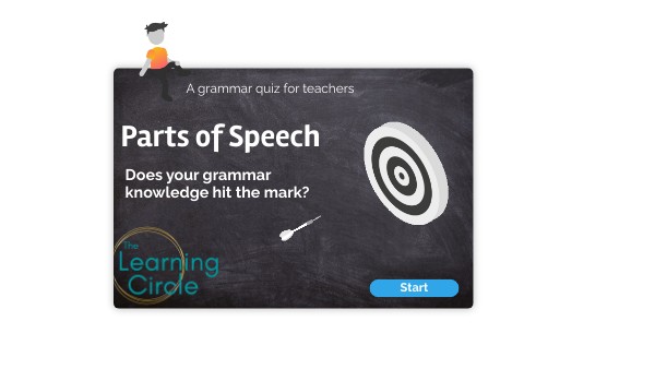 Parts of speech grammar quiz | Genially