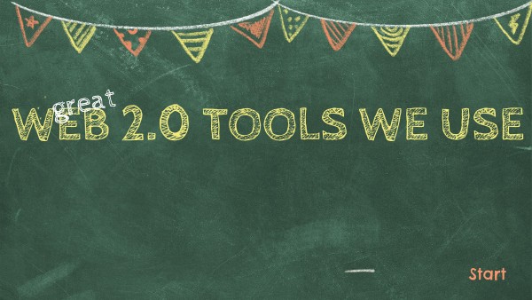 WEB 2.0 TOOLS WE USE | Genially