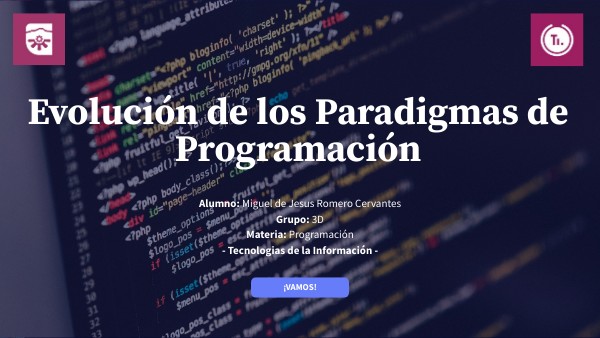 Evolución de los paradigmas de programación | Genially
