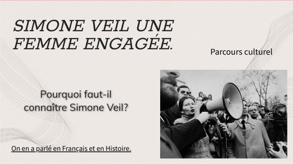 simone veil | Genially