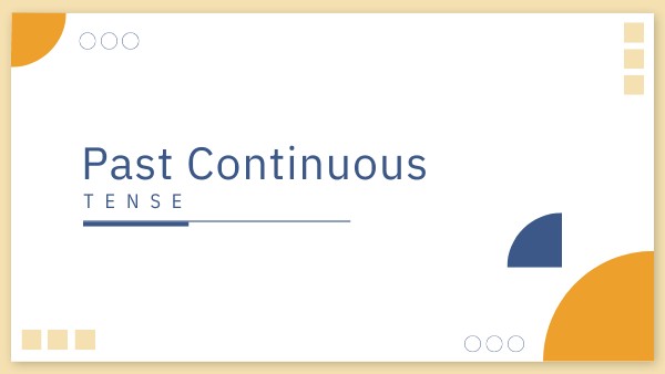 Past Cont PRESENTATION | Genially