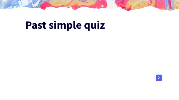 Past simple quiz | Genially
