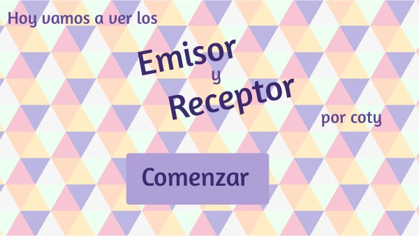 emisor y receptor | Genially