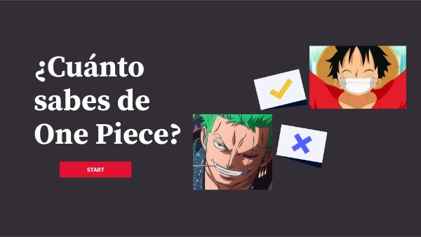 One Piece quiz spanish | Genially