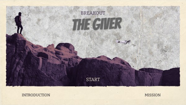 The Giver Breakout game | Genially