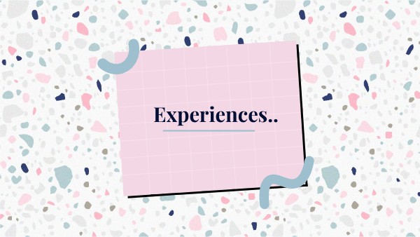 EXPERIENCES | Genially