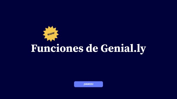 Funciones de Genial.ly
