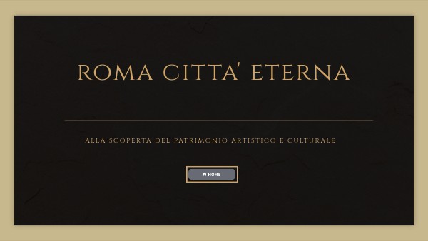 ROMA CITTA' ETERNA | Genially