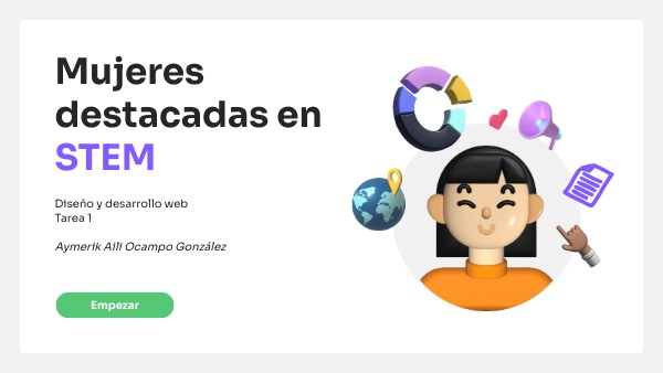 Mujeres destacadas en STEM | Genially