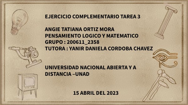 EJERCICIO COMPLEMENTARIO TAREA 3