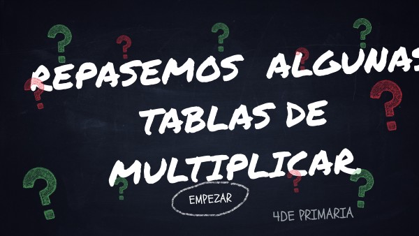 REPASANDO MULTIPLICACIONES | Genially
