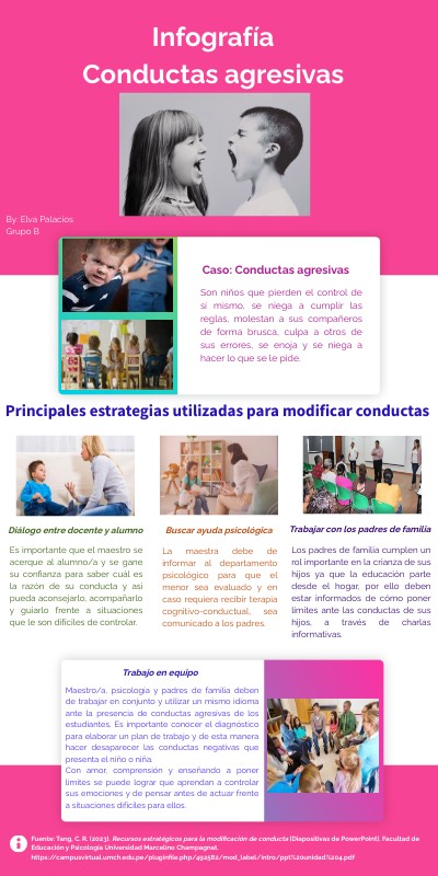 INFOGRAFÍA DE CONDUCTAS AGRESIVAS | Genially