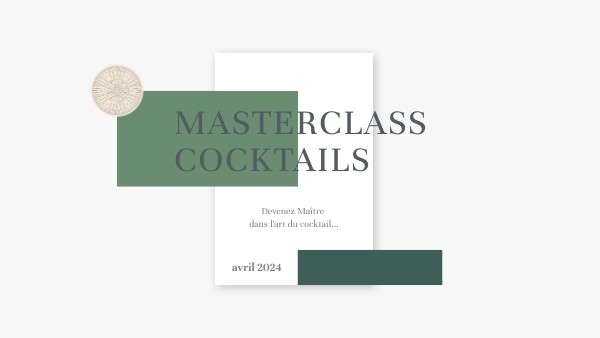 master class Cocktail | Genially